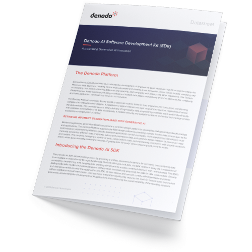 Denodo AI SDK | Denodo
